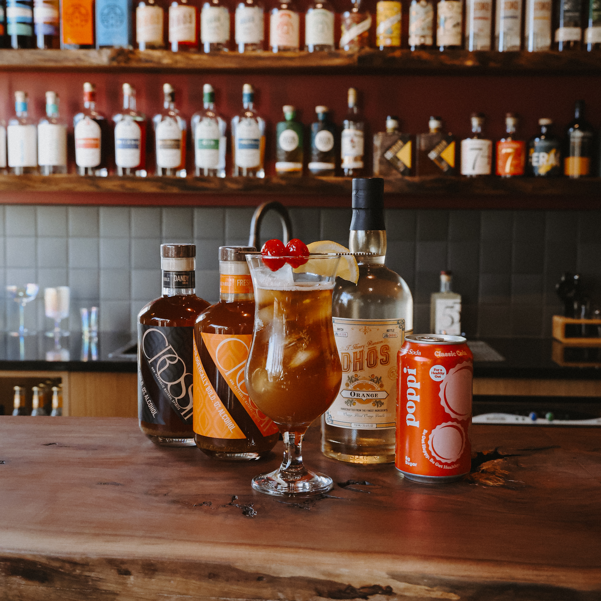Dry Island Recipe - a non-alcoholic take on the classic Long Island ...
